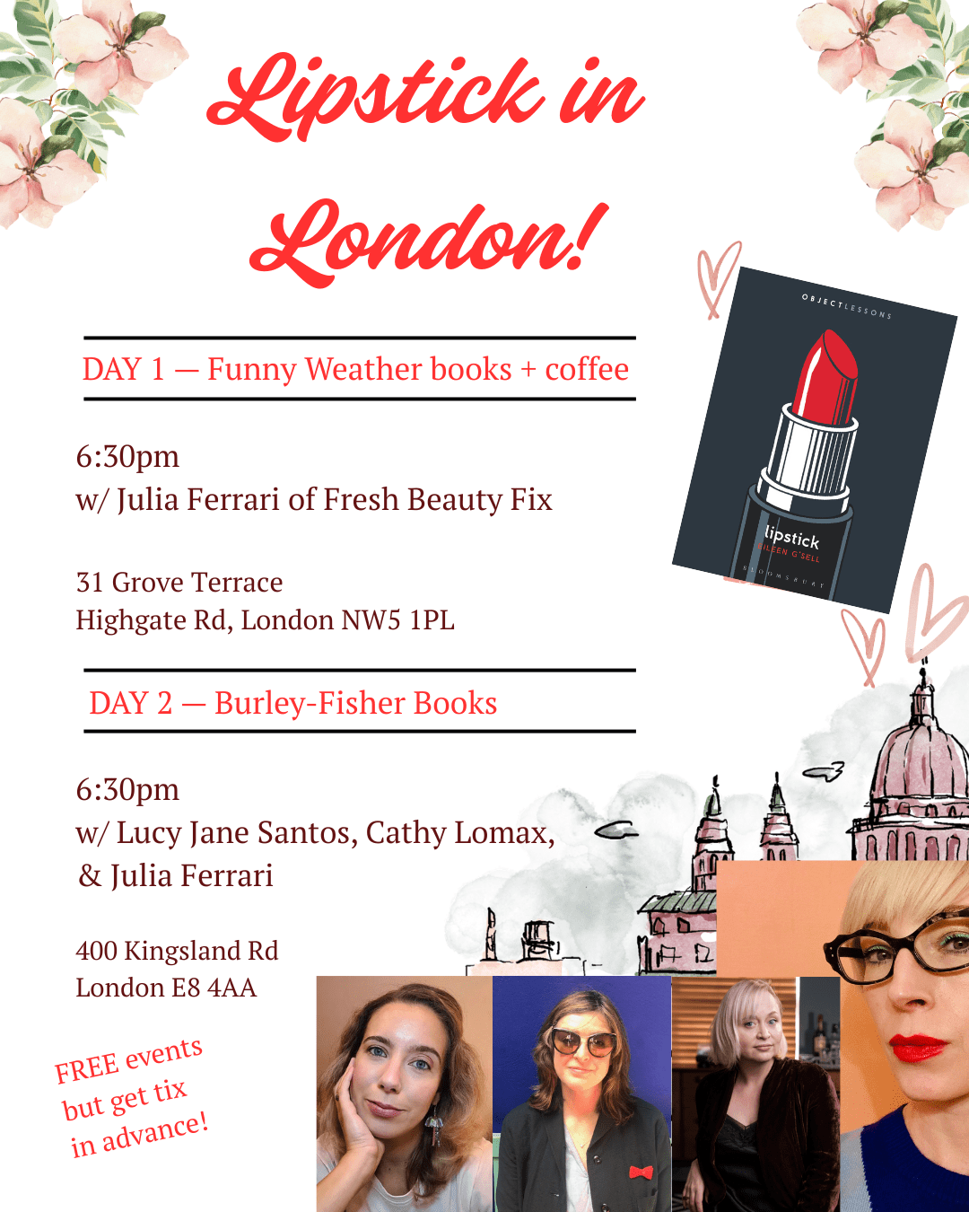 LONDON LIPSTICK LOVERS: JOIN OUR EXCLUSIVE BOOK LAUNCH EVENT – Fresh ...